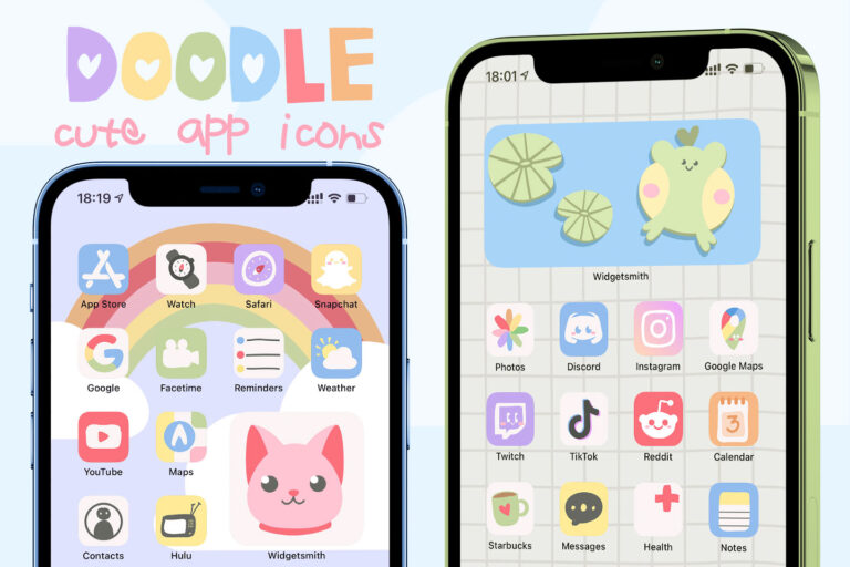 Free Kawaii App Icons for iOS & Android - Cute App Icons iPhone ♥