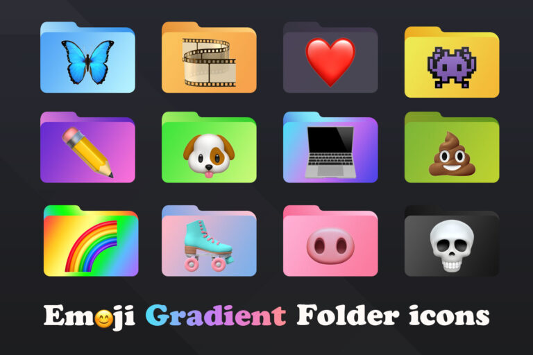 Free Aesthetic Folder Icons for Mac and Windows - Cool Folder Icon PNG