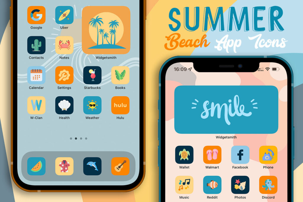 Winter Aesthetic App Icons for iPhone - Cold & Blue App Icons Free