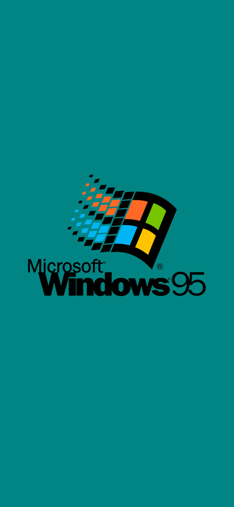 Windows 95 Wallpapers - Classic Win 95 Green Wallpaper for iPhone Free