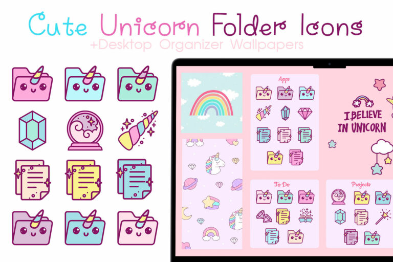 Cute Folder Icons for Mac and Windows - Free Folder Icons