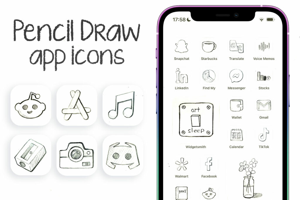 Aesthetic App Icons for iPhone & Android - FREE iOS App Icons
