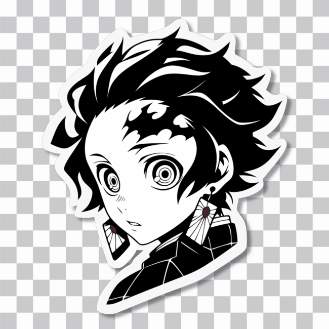 Muichiro Tokito Kawaii Demon Slayer Sticker PNG Download