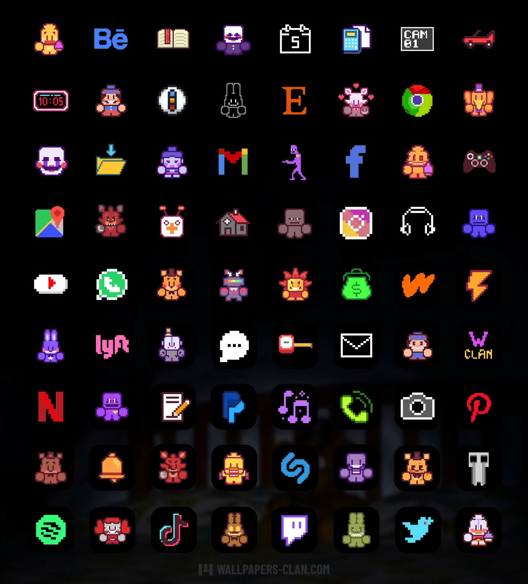 FREE FNaF App Icons 🎮🐻 - Five Nights at Freddy's iPhone Icons