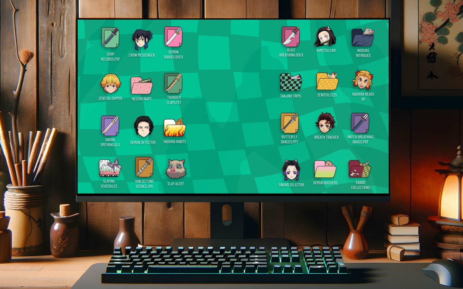 🗡️ Demon Slayer Folder Icons - Free Anime Windows & Mac Icons