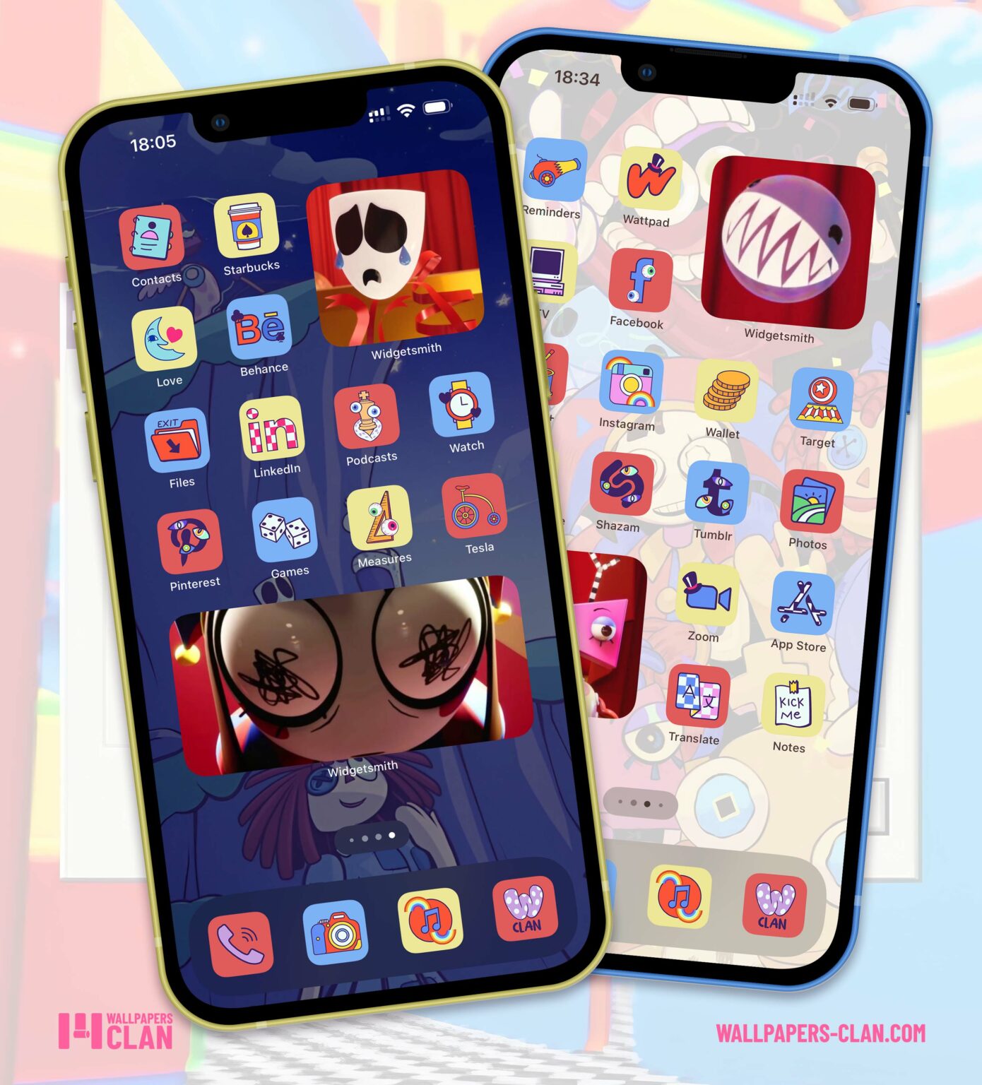 The Amazing Digital Circus App Icons 🎪 80+ Free Fun Icons