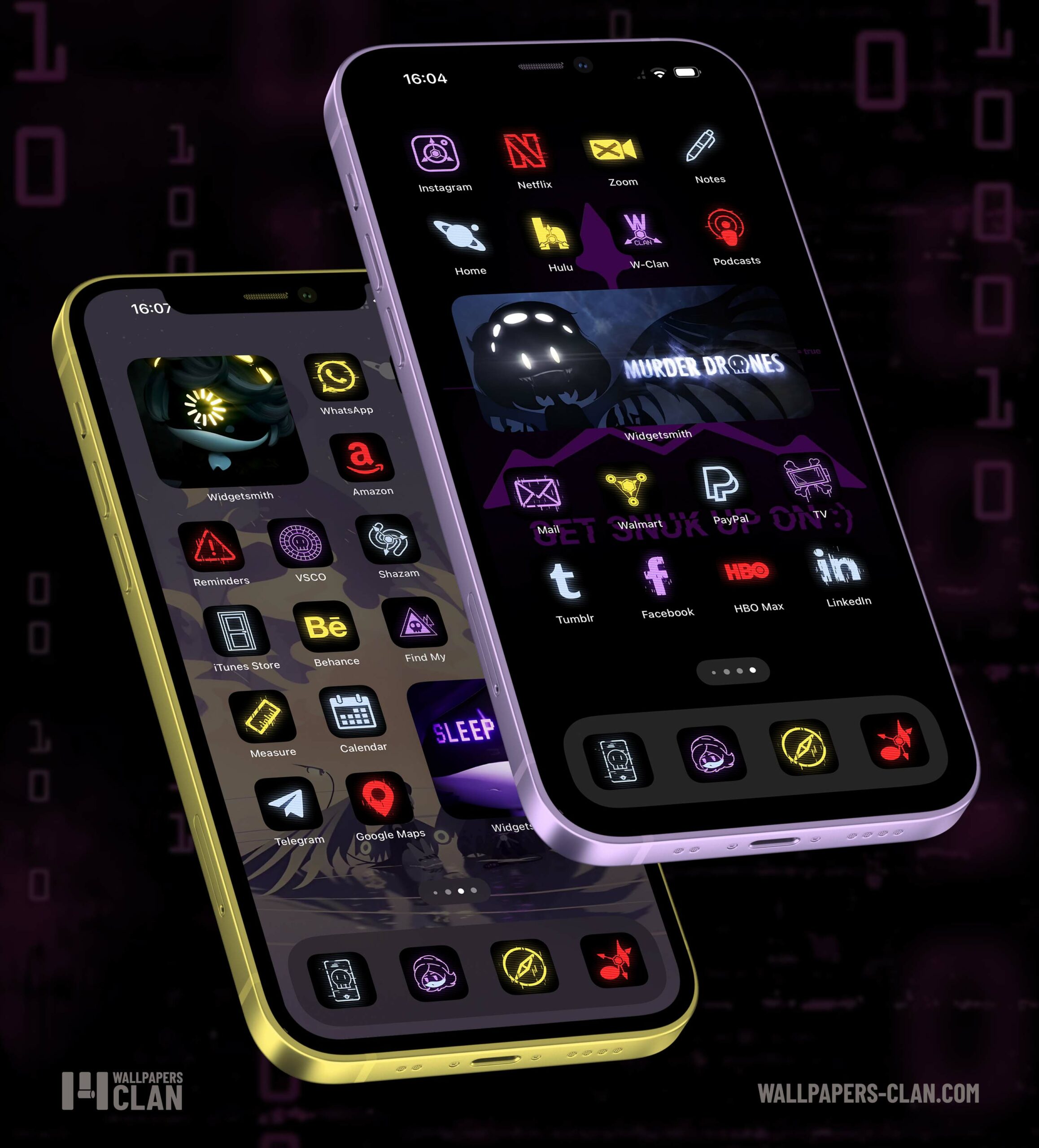Murder Drones App Icons: 80 Free Cool Icons & Widgets - Wallpapers Clan