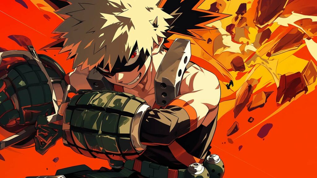 MHA Katsuki Bakugo Desktop Wallpaper - MHA 4k Wallpaper in 4K