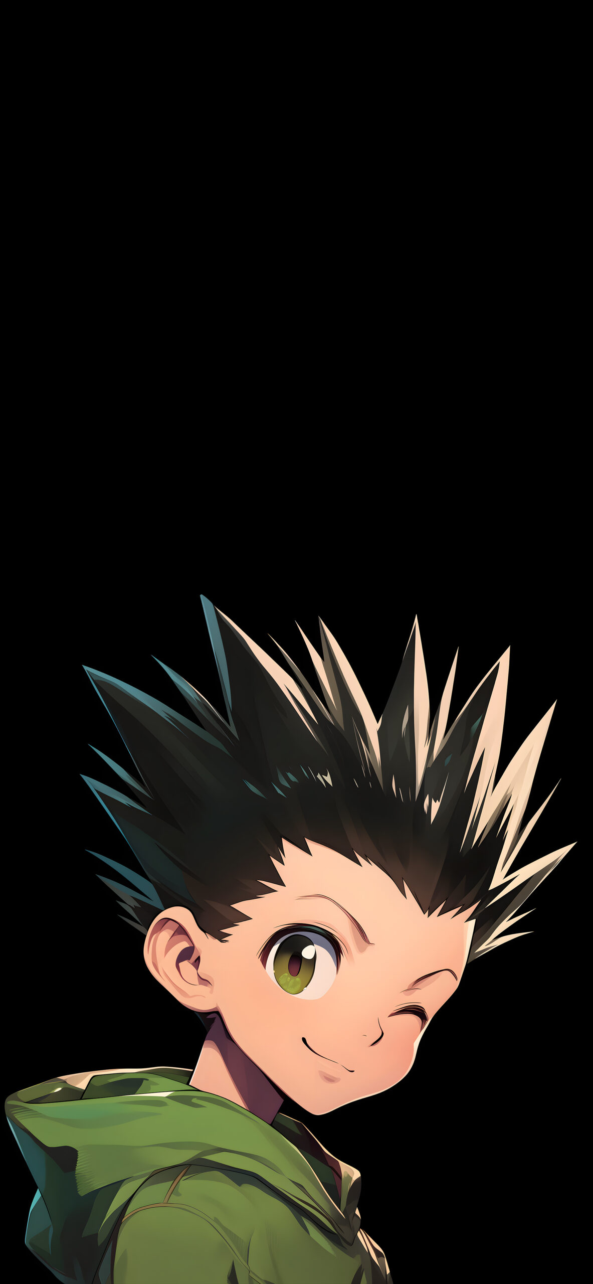 Gon Hunter x Hunter Wink Wallpapers - Minimalist HD Wallpapers
