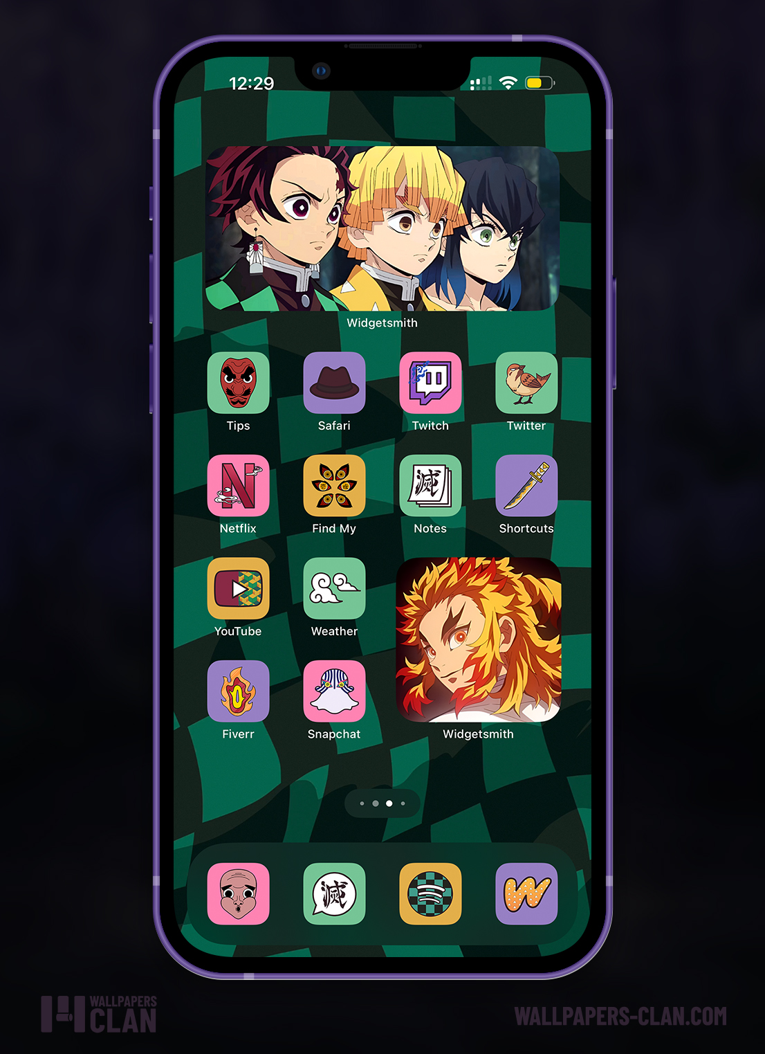 Demon Slayer App Icons ⚔️🌸 | 80+ Free Anime Icons iOS, Android