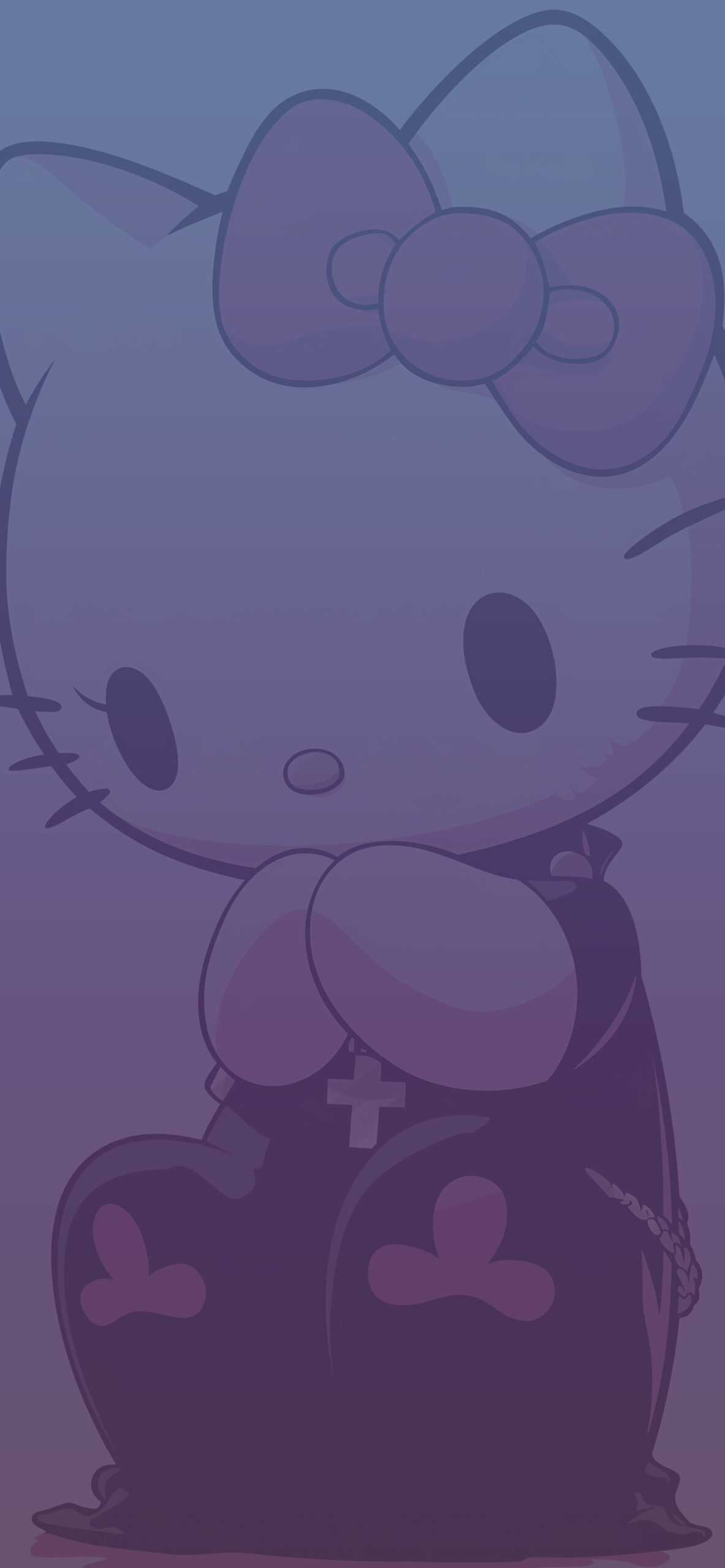 Hello Kitty Emo Aesthetic Wallpapers - Cute Kawaii Art Wallpapers