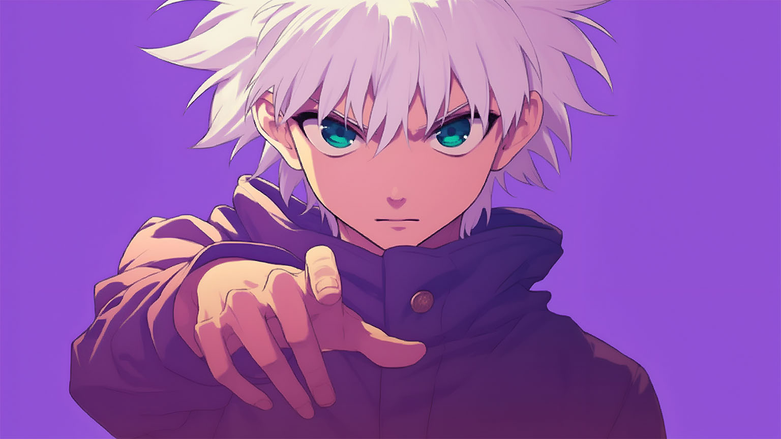 Hunter X Hunter Killua Purple Desktop Wallpaper - Download in 4K