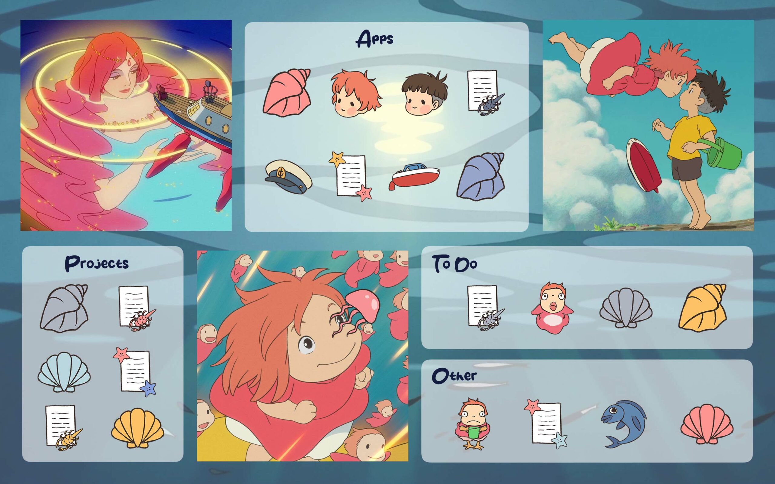 🫧 Ponyo Folder Icons for PC - Dive Deep with Ponyo Free Icons 🫧