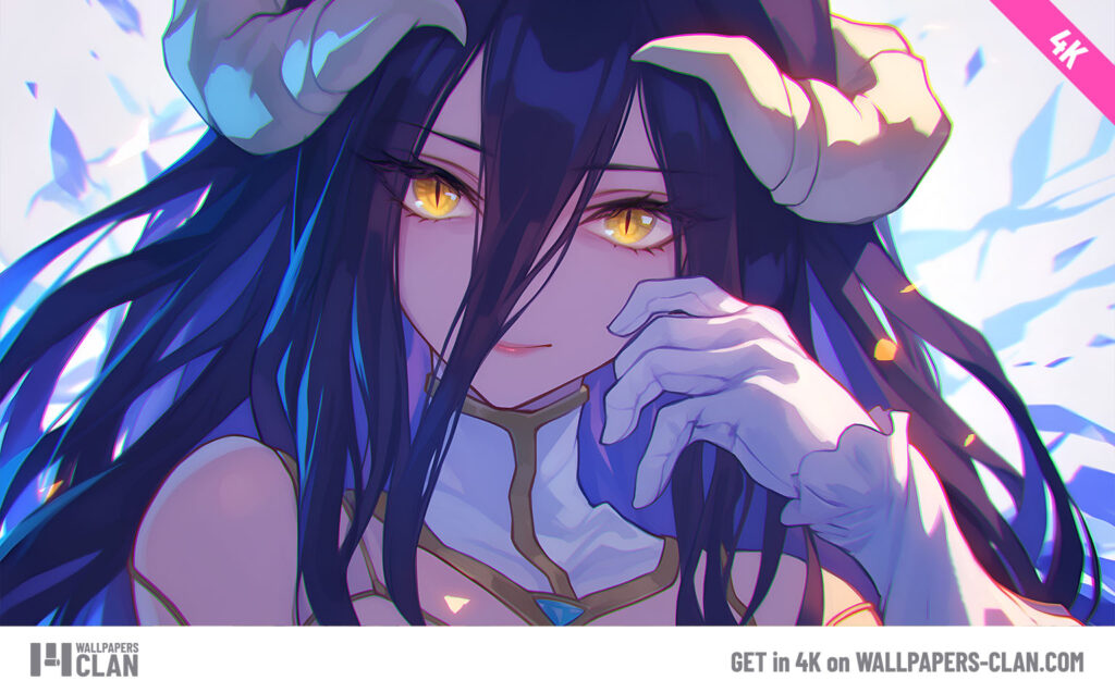 Albedo Overlord Anime Aesthetic Desktop Wallpaper - Download 4K