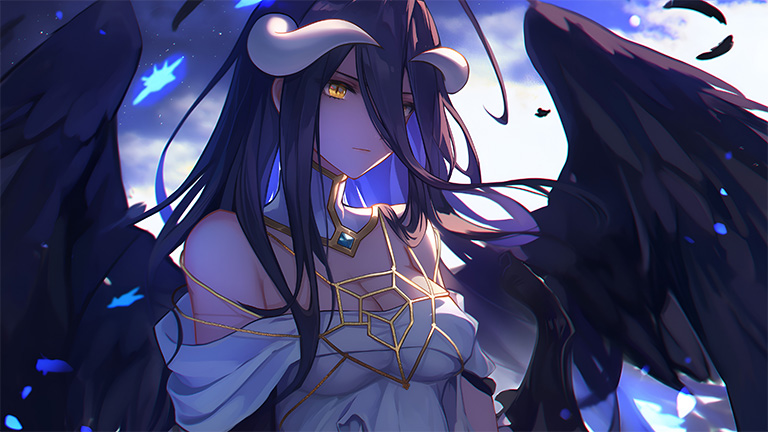 Albedo Overlord Anime Desktop Wallpaper - Download in HD & 4K