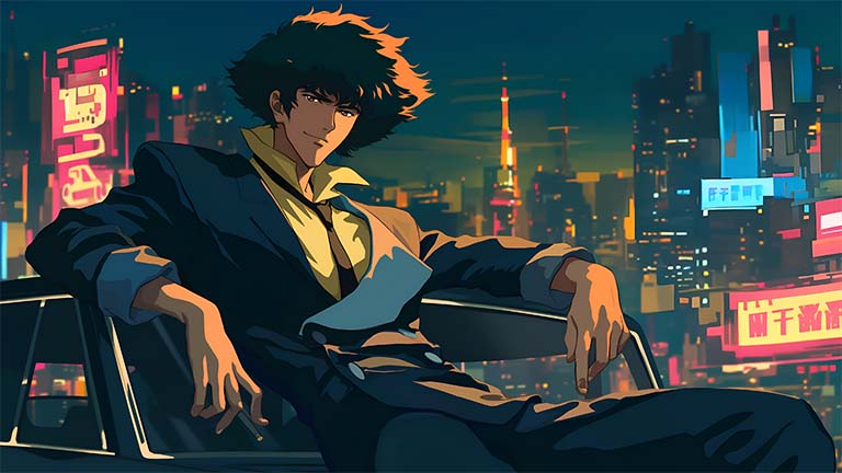 Cowboy Bebop Retro Spike Desktop Wallpaper - Download in 4K