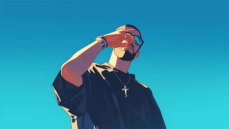 Free King Von Rapper Dark Background Desktop Wallpaper 4K