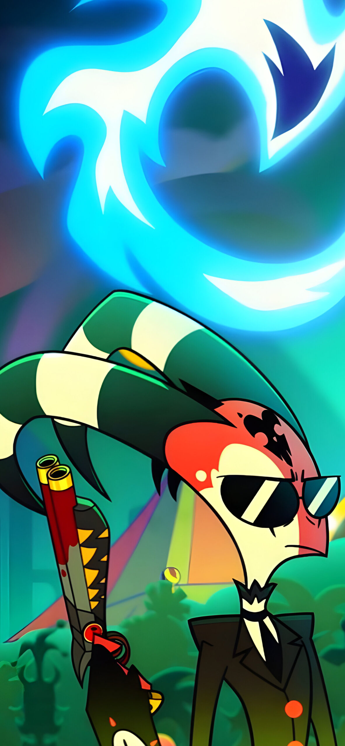 Helluva Boss Flaming Blitzo Wallpapers - Unique Art Wallpapers