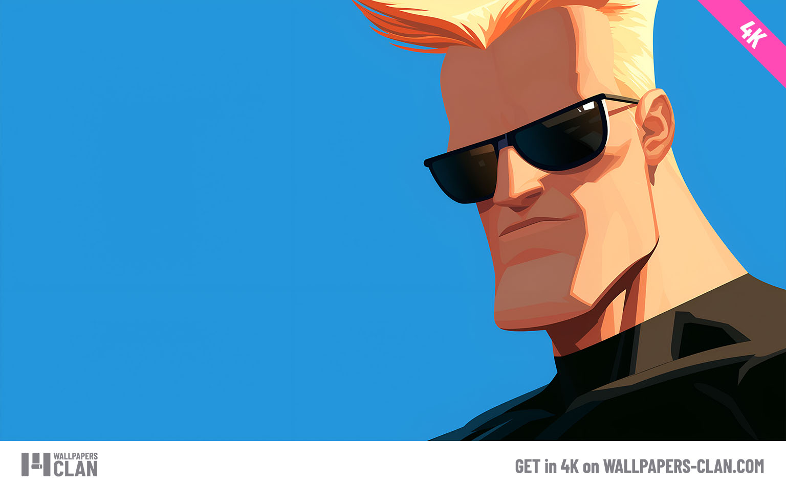 Johnny Bravo Cool Shades Desktop Wallpaper - Download in 4K