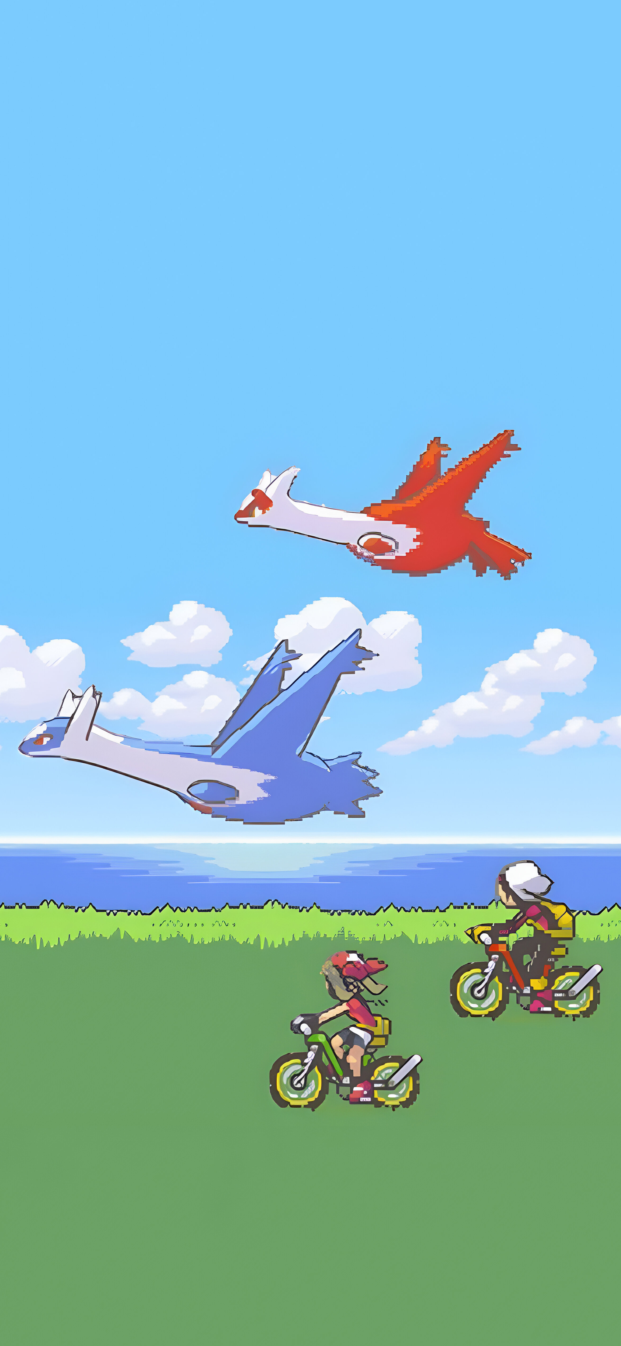 Pokemon Bike Adventure Wallpapers - Pixel HD Anime Wallpapers