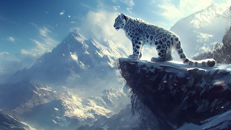Snow Leopard Desktop Background Snow Leopard HD Wallpaper | Background