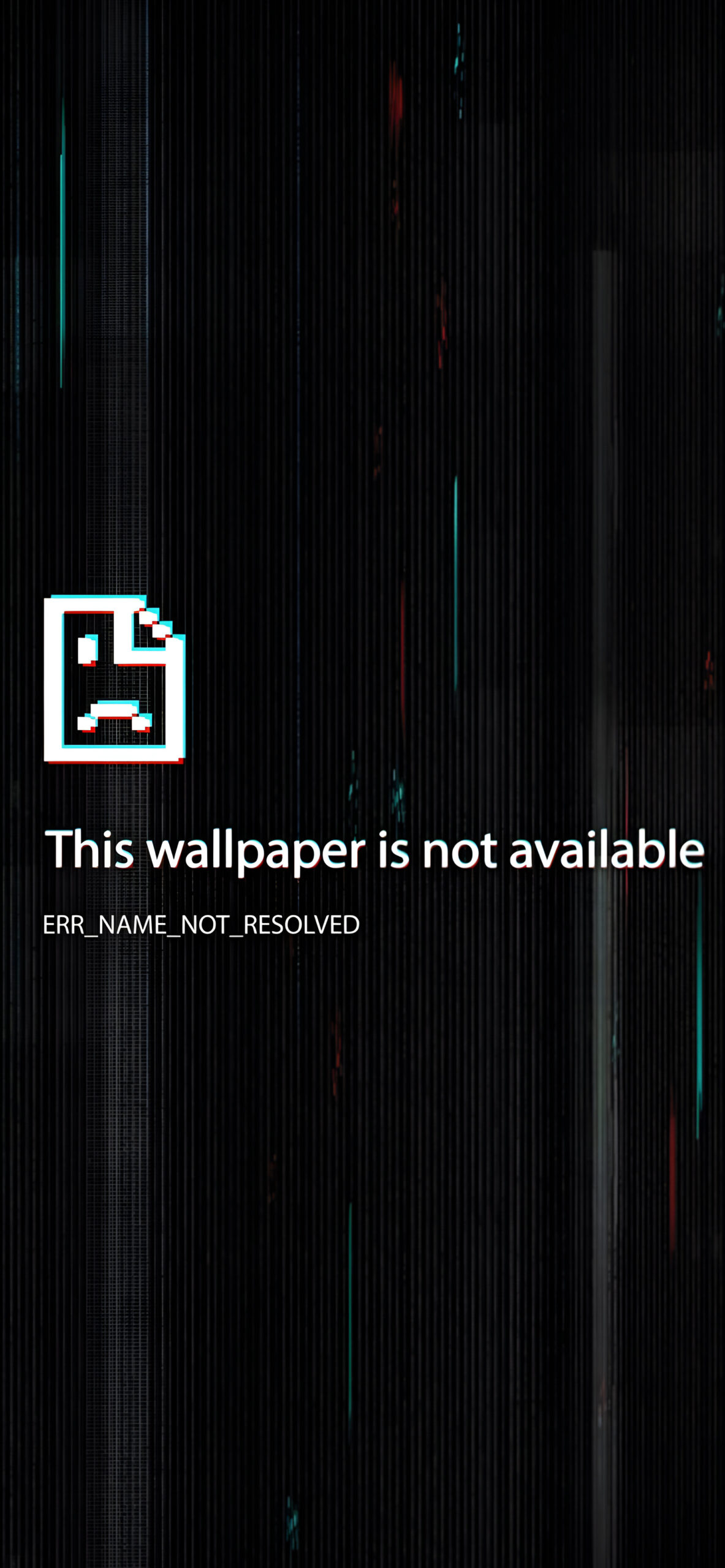 Unavailable Wallpaper Error Glitch Wallpapers - Unique Wallpapers