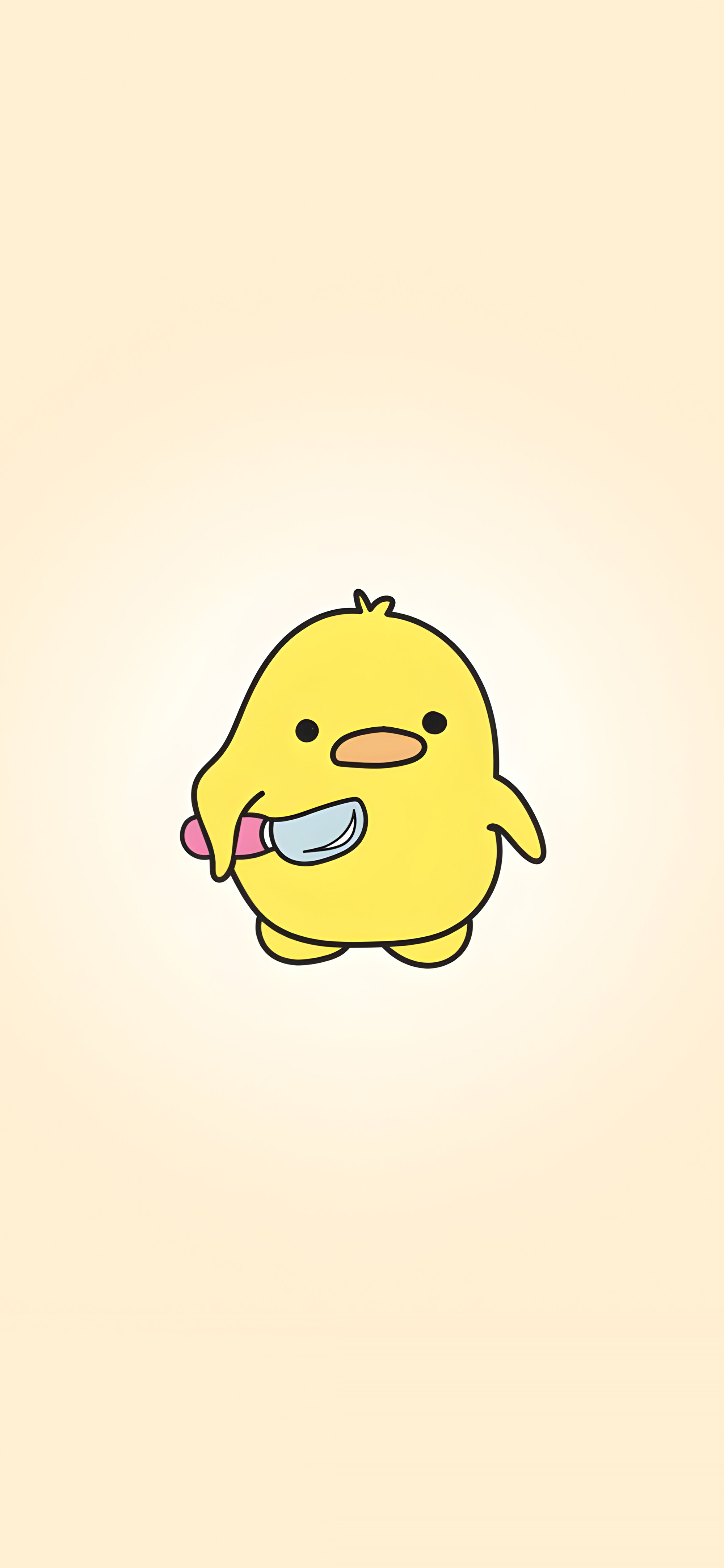 Adorable Duck with Knife Wallpapers - Funny HD Phone Wallpapers