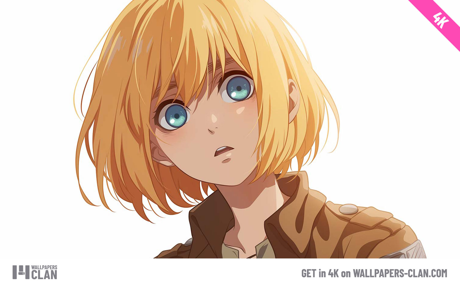 Free Attack on Titan Surprised Armin Arlert Desktop Wallpaper HD