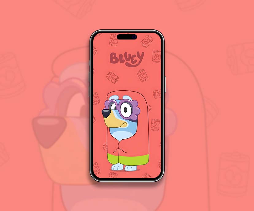 Bluey Red Background Wallpapers - Cute Cartoon Wallpapers HD