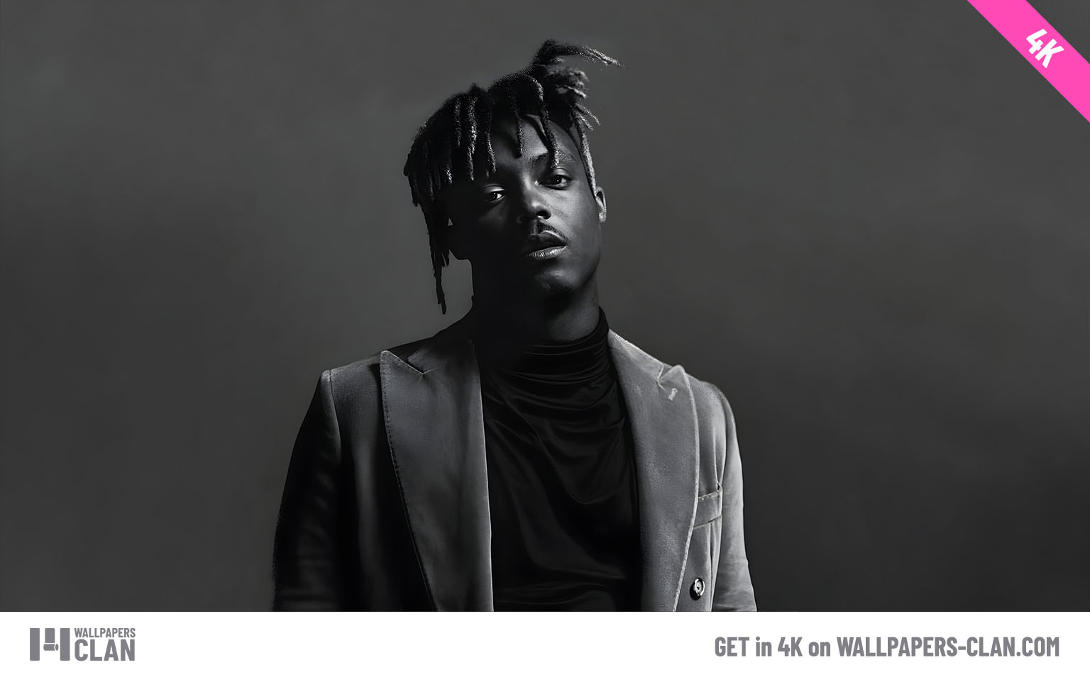 Juice WRLD Suit Black and White Wallpaper - Download in HD & 4K
