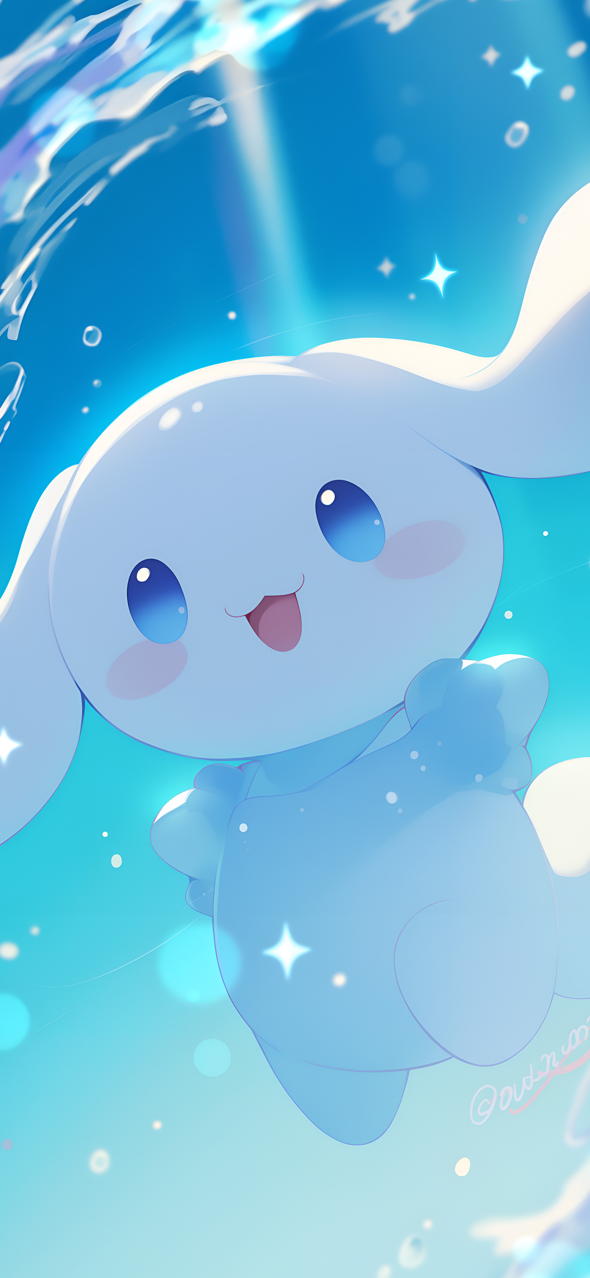 Cinnamoroll Cute Blue Wallpapers - Sanrio iPhone Wallpapers