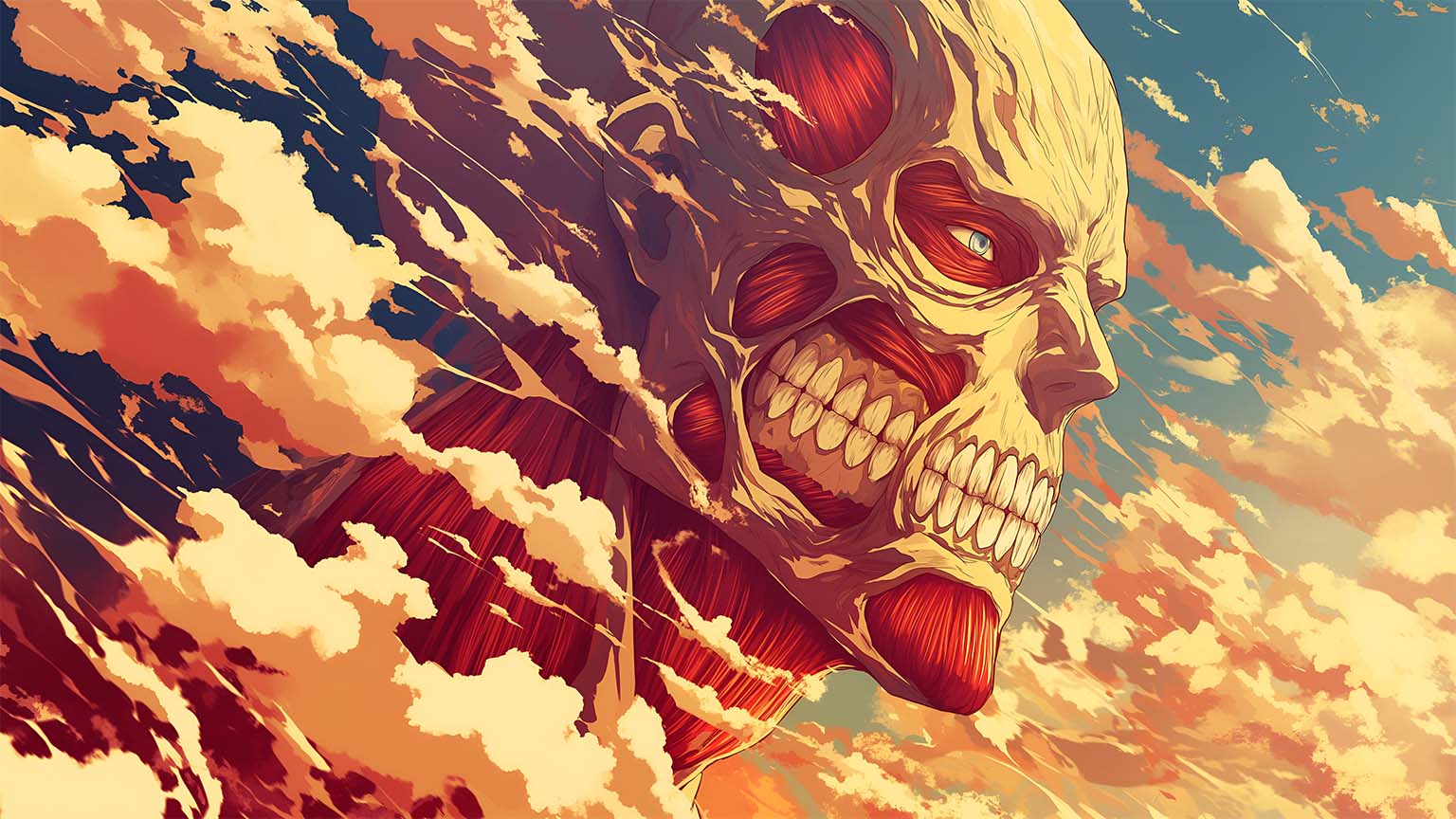 Colossal Titan Attack on Titan Desktop Wallpaper - Anime Wallpaper