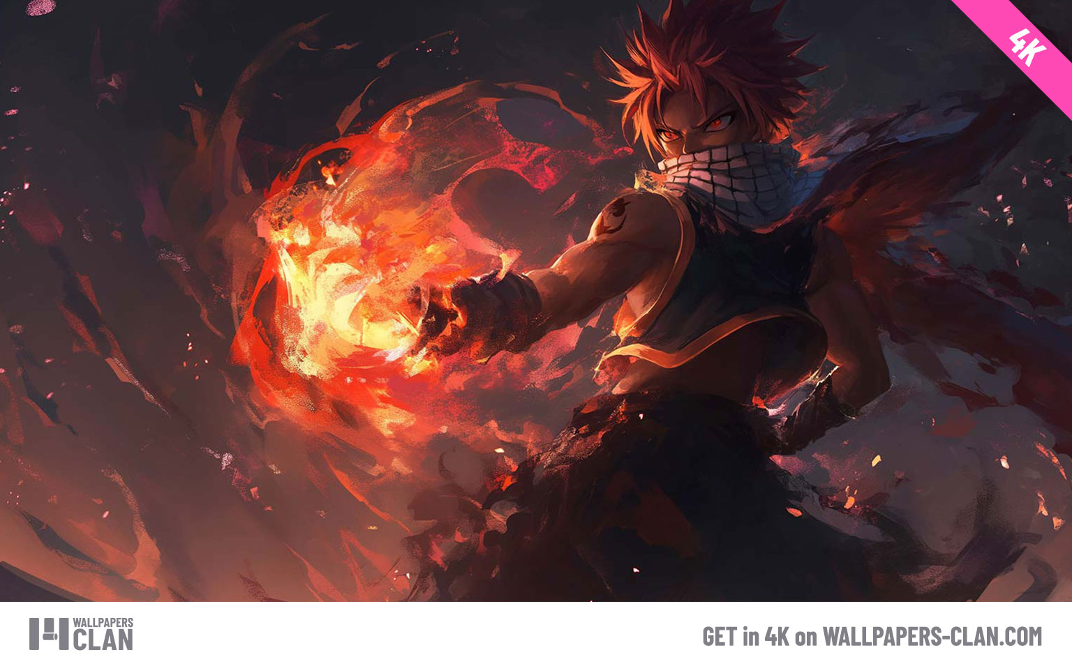 Fairy Tail Natsu Fire Dragon Desktop Wallpaper - Anime Wallpaper