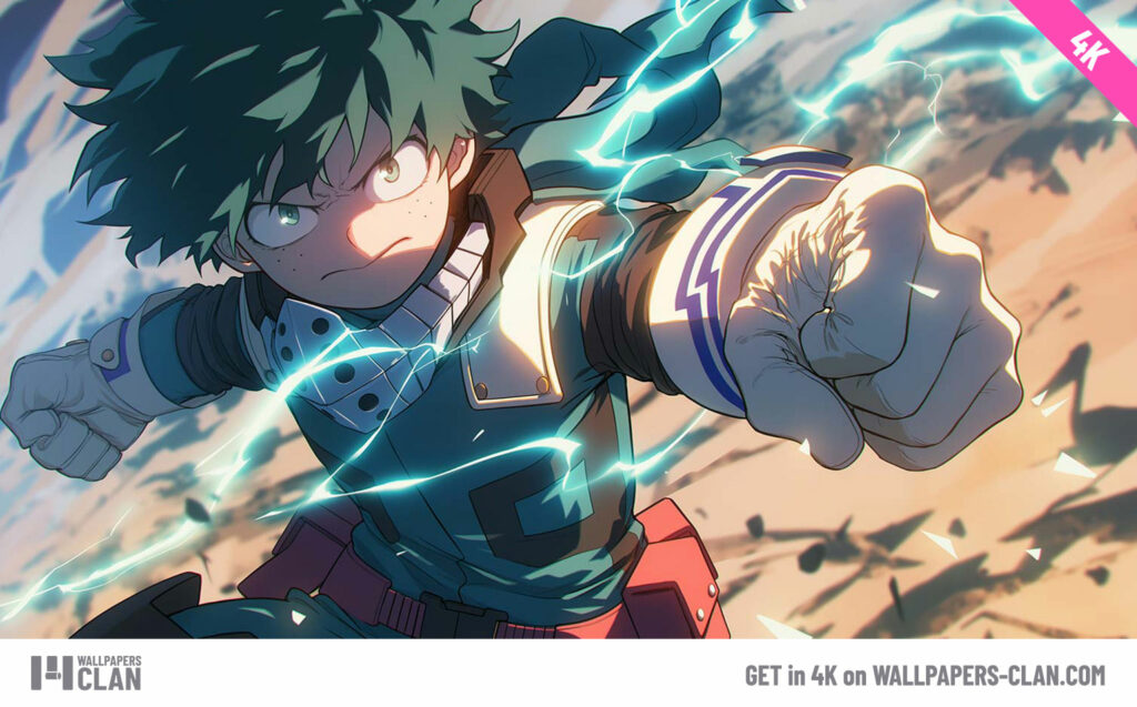 Izuku Midoriya One For All Desktop Wallpaper - Anime Wallpaper