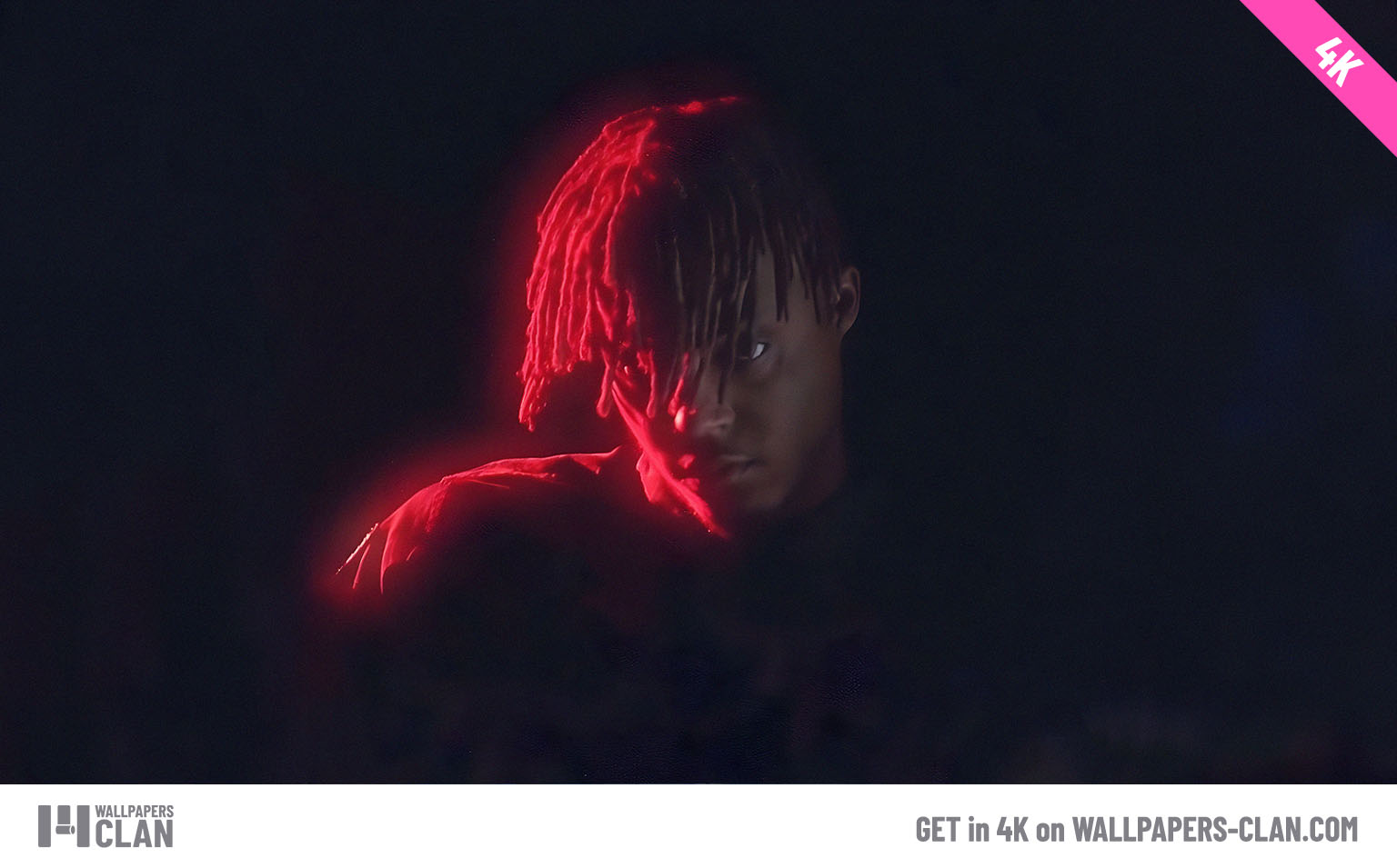 Juice WRLD Red Light Desktop Wallpaper - Download in 4K