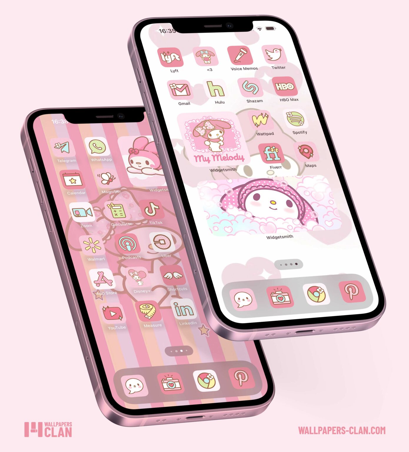 My Melody App Icons 🎀🌸 - Free Pink Sanrio Icons