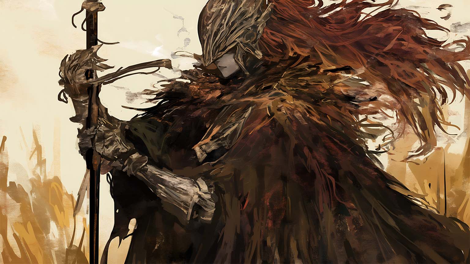 Elden Ring Fantasy Scene Desktop Wallpaper - 4K Backgrounds