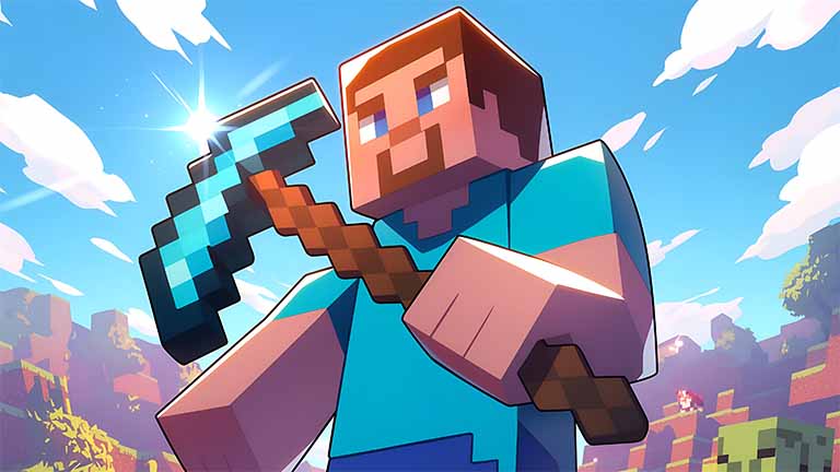 Minecraft Diamond Pickaxe Wallpaper ArtStation Diamond Pickaxe From