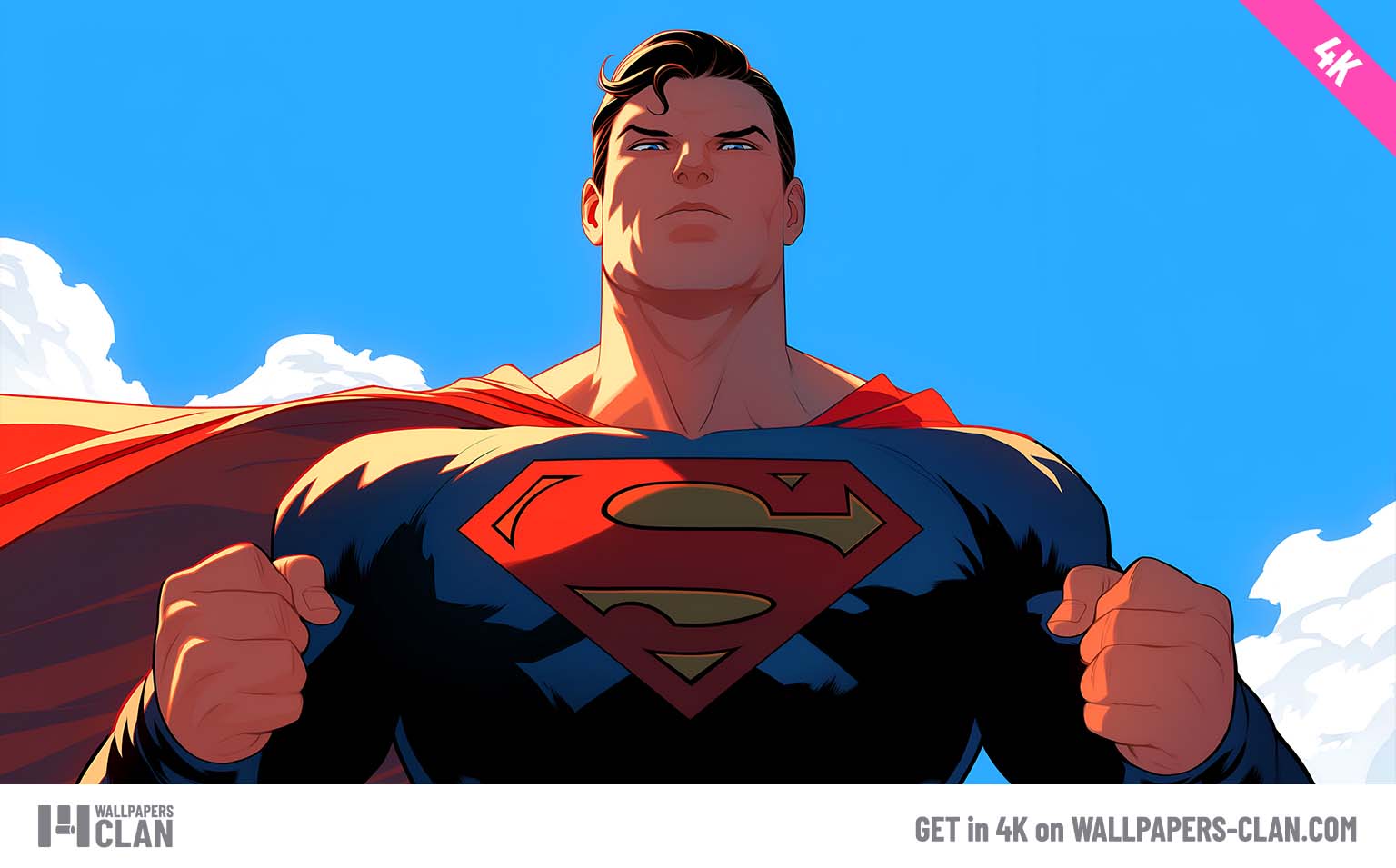 Superman Epic Pose Sunlight Desktop Wallpaper - DC Wallpapers