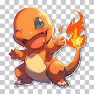 Cute Charmander Pirate Sticker PNG Download - Pokemon Sticker