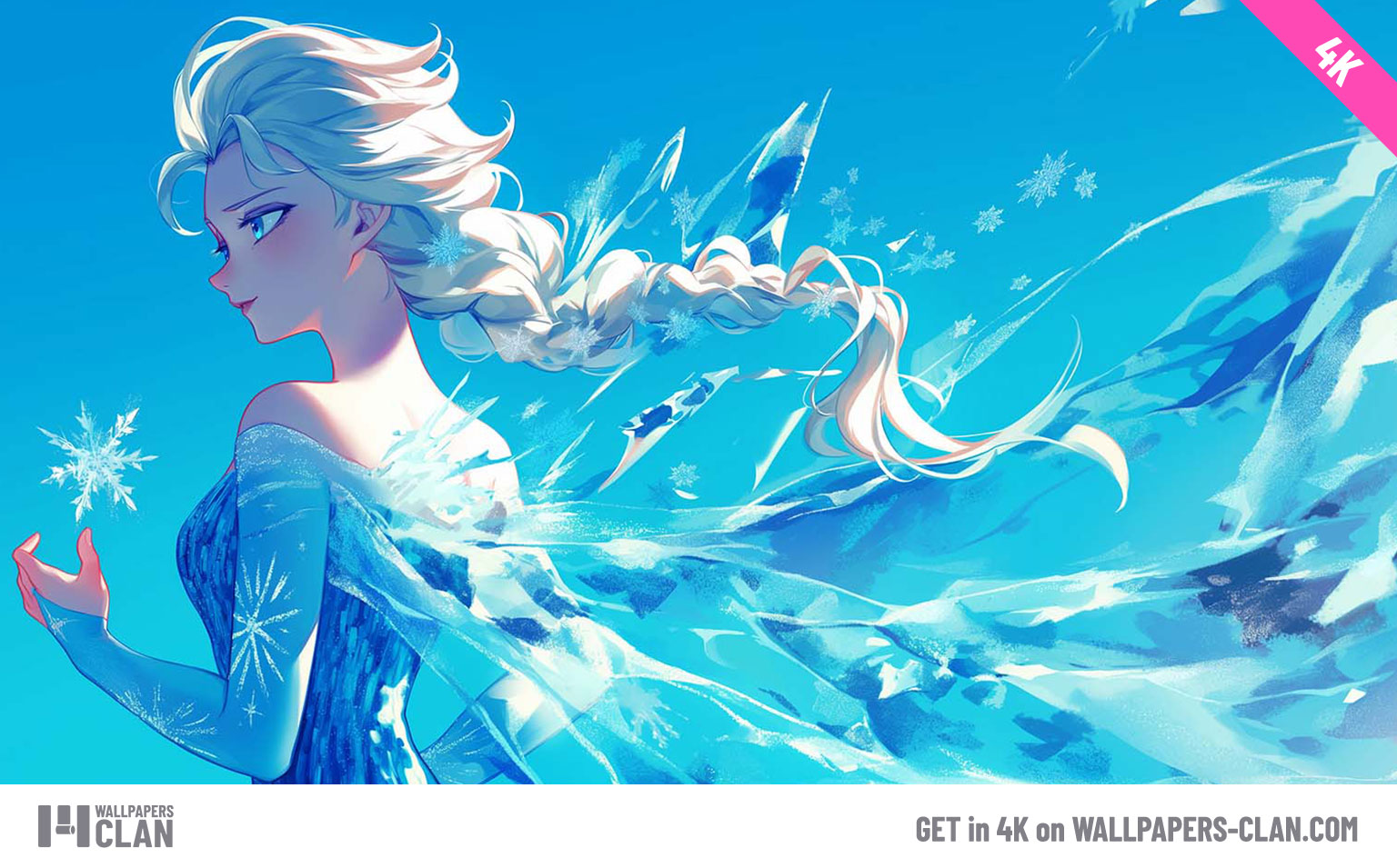 Frozen Elsa Ice Queen Magic Desktop Wallpaper - Disney Wallpaper