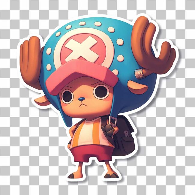 One Piece Chopper Chibi Sticker PNG Download - Digital Stickers
