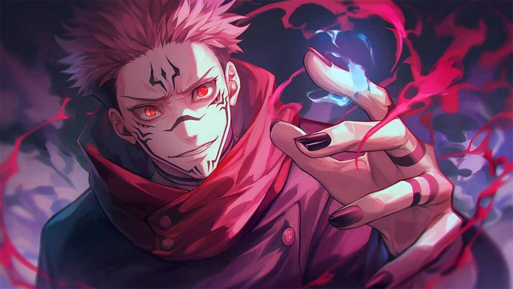 Sukuna Desktop Wallpaper 4K - Aesthetic Jujutsu Kaisen Wallpaper