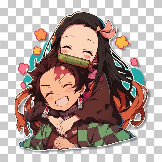 Demon Slayer Zenitsu Chibi Sticker PNG Download - Free Stickers