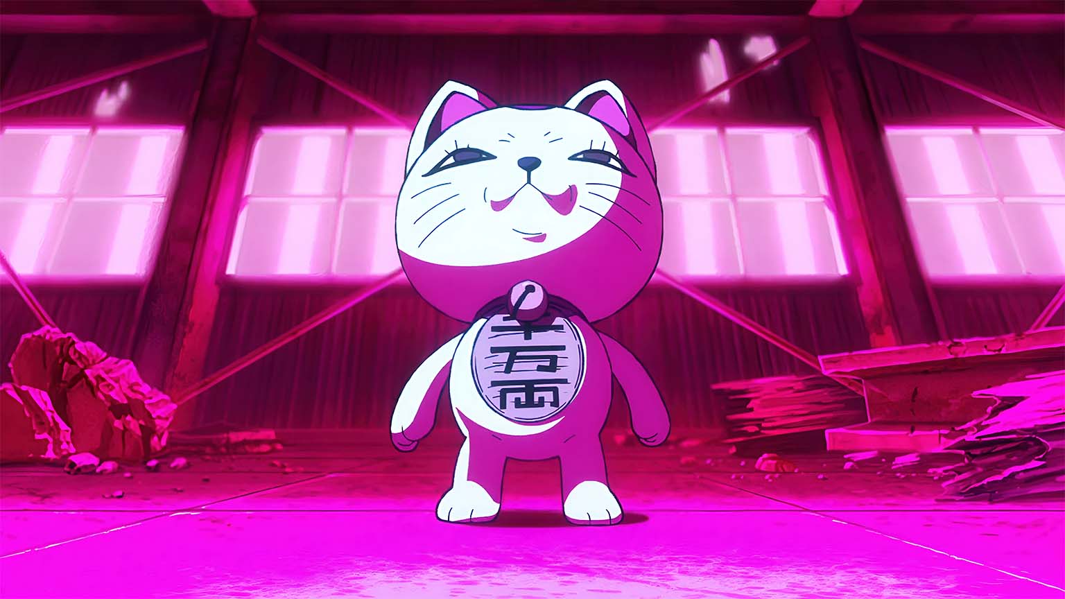 Turbo Granny Cat DanDaDan Desktop Wallpaper - Wallpapers 4K