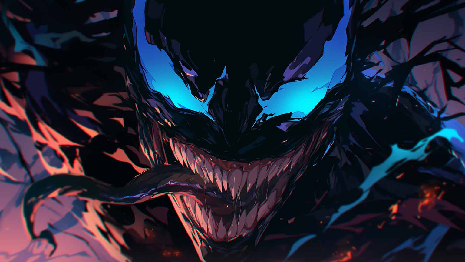 Venom Symbiote Rage Desktop Wallpaper - Venom Wallpaper 4K