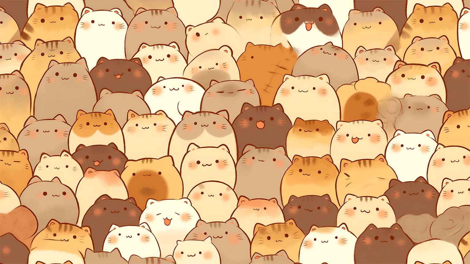 😺 Adorable Cats Collage PC Wallpaper - Download in HD & 4K