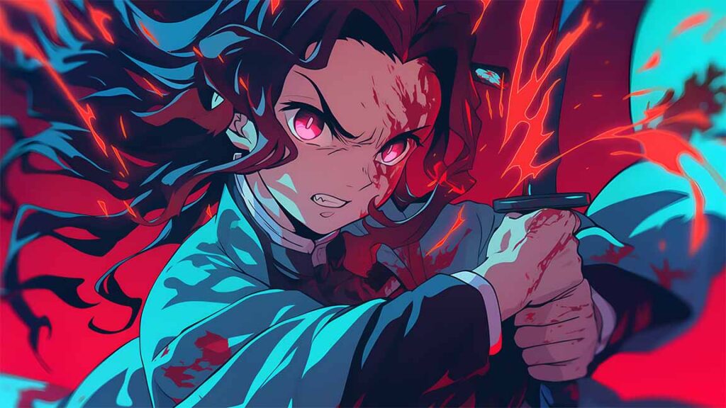 Tanjiro Water Breathing Demon Slayer Desktop Wallpaper 4K