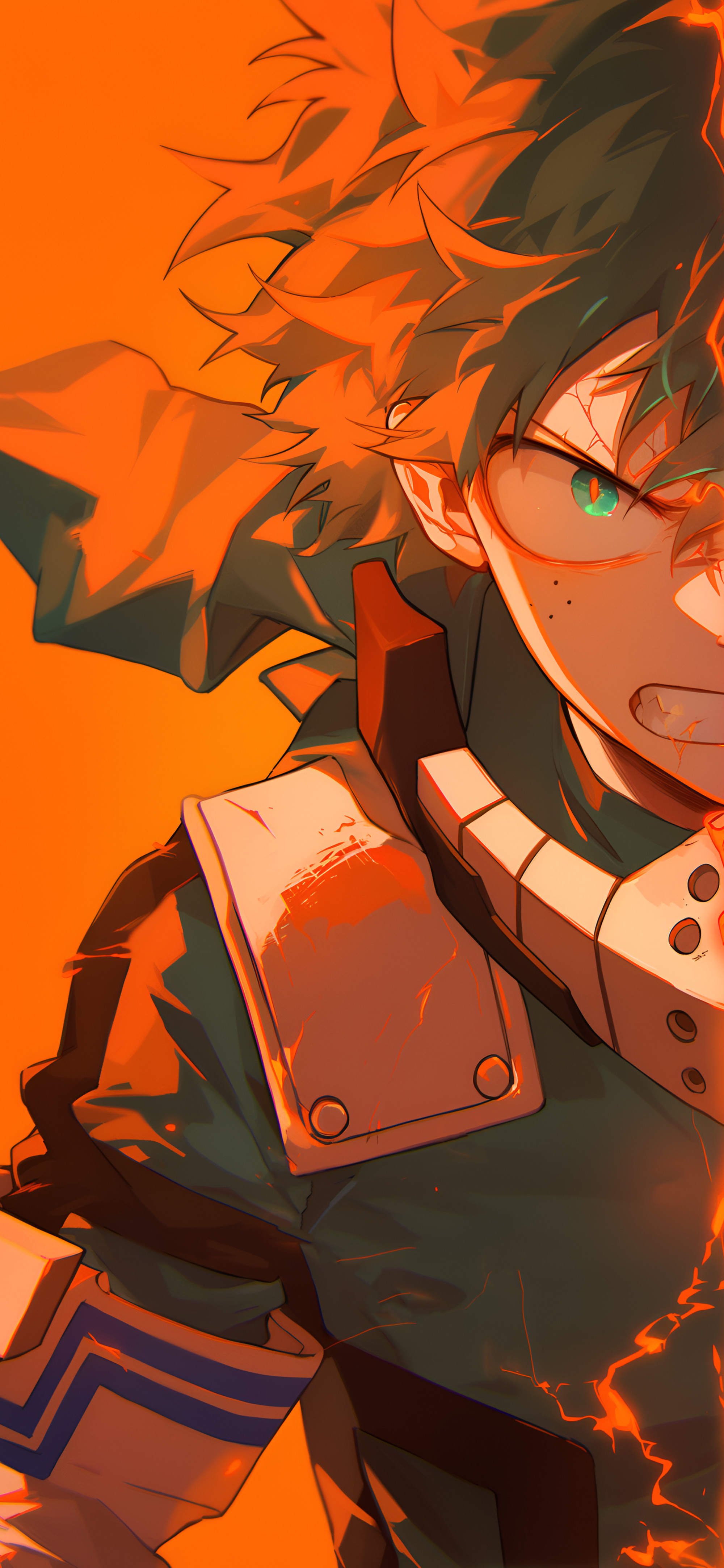 Fiery Stare Deku My Hero Academia Matching Wallpapers HD