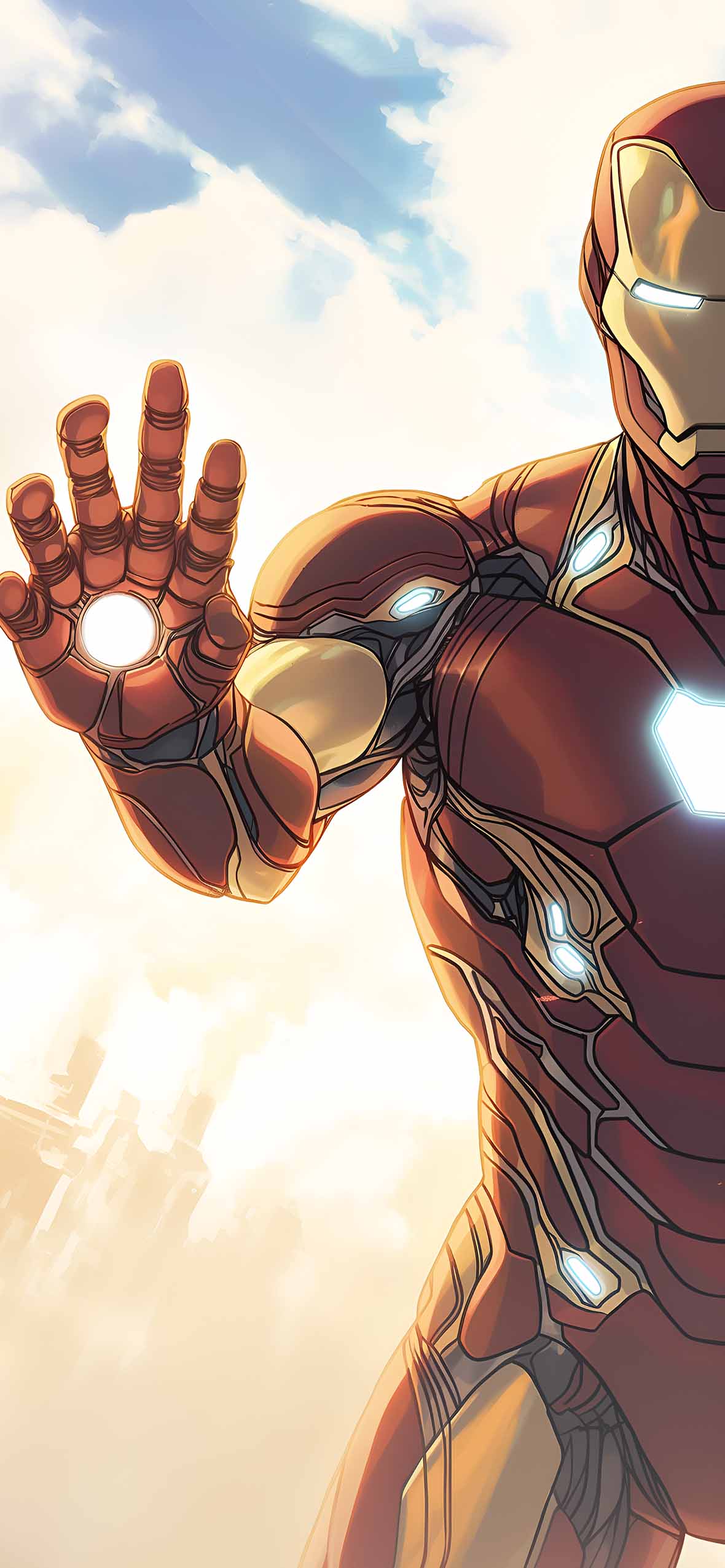 Iron Man Epic Pose Tap to Switch Wallpapers - Marvel HD Wallpaper